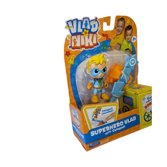 Playmates Toys | Toys | Vlad And Niki Superhero Vlad With Catapult Ages ...